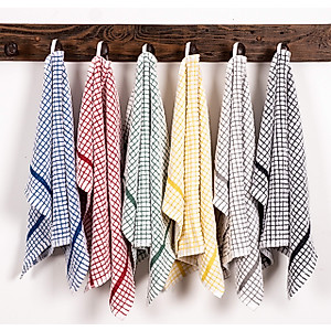 LAPRIMA SHOPS Set of 2 Terry Kitchen Towels, 20 x 30-inch 100-Percent Cotton (Yellow)