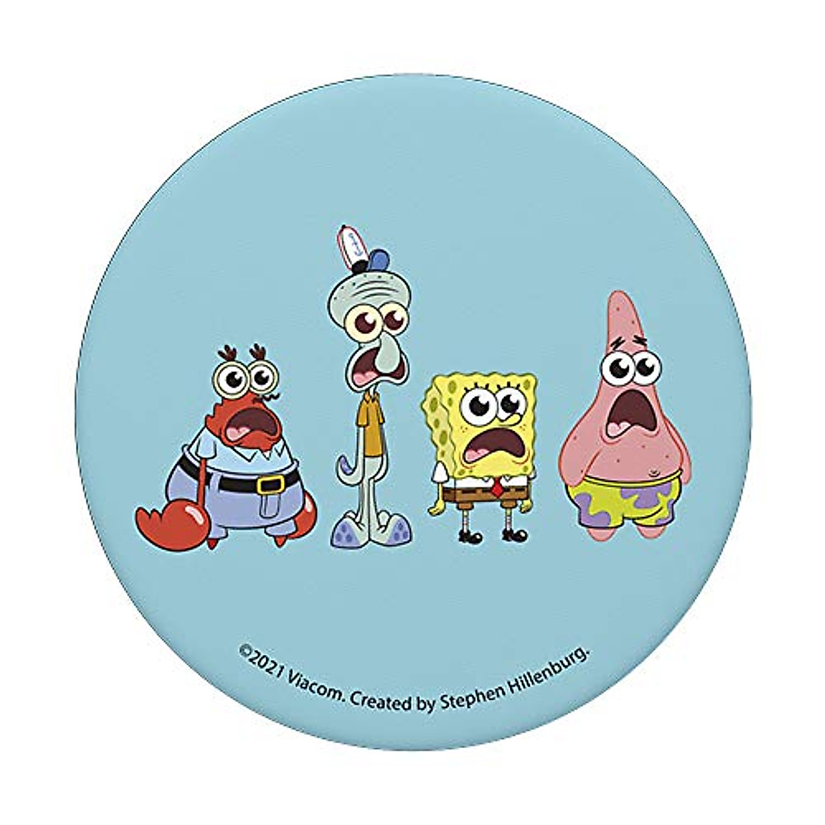 SpongeBob SquarePants Group Stare PopSockets PopGrip: Swappable Grip for Phones & Tablets