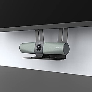 AVerMedia 4K Video Conference Camera, Speakerphone, Echo Cancellation, Autoframing, Zoom Certified, Wired Network and One Cable Connection - Webcam for PC, Tripod& Monitor PA511D