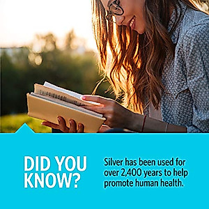 Sovereign Silver Bio-Active Silver Hydrosol for Immune Support - Colloidal Silver Liquid - 10 ppm, 4oz (118mL) - Dropper