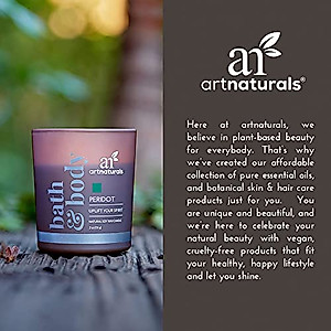 ArtNaturals Scented Candle Gift Set Aromatherapy Set of Fragrance Soy Wax Candles - Made in USA with Essential Oils – for Stress Relief and Relaxation (3 Pack)