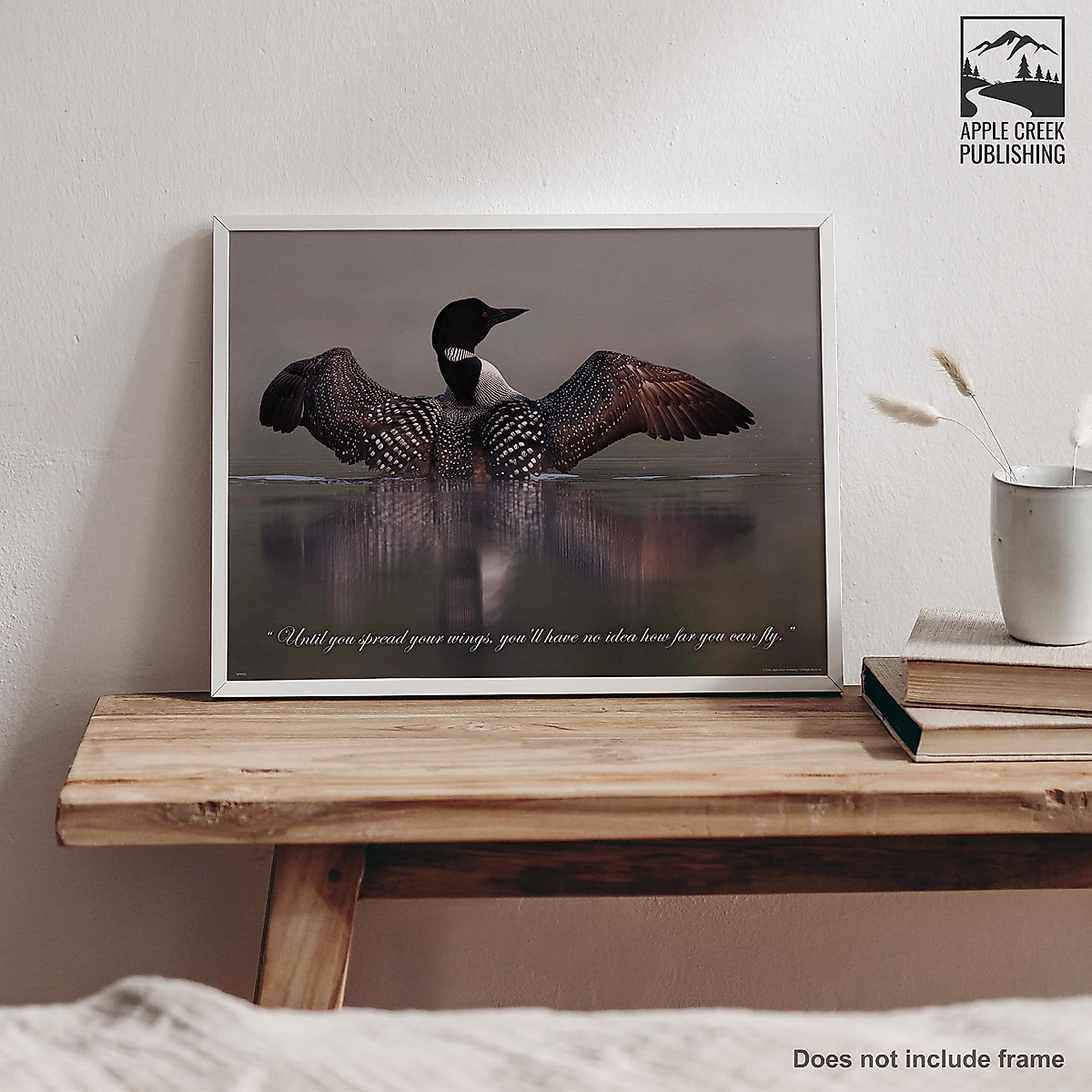 Common Loon Motivational Inspirational Poster Art Print Reproduction 11x14 Call Wall Decor Pictures