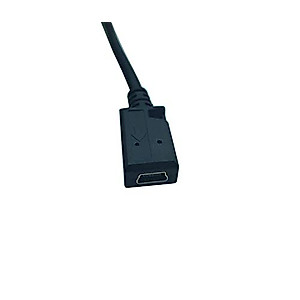 Qaoquda USB Type C to Mini USB Cable, 90 Degree USB-C Male to Mini USB Female Adapter Converter for MacBook Pro, Laptop, Android Devices(Only for Charging) (TypeC to Mini)