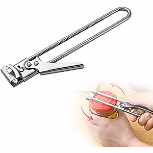 Master Opener Adjustable Jar & Bottle Opener, Adjustable Multifunctional Stainless Steel Can Opener Jar Lid Gripper, Manual Jar Bottle Opener Kitchen Accessories (1PCS)