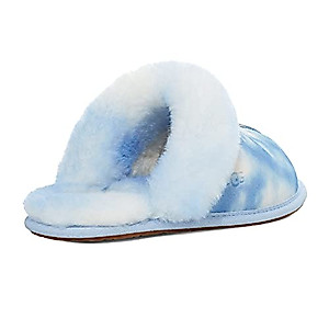 UGG Women's Scuffette Ii Watercolors Slipper, Cloudy Sky, 8