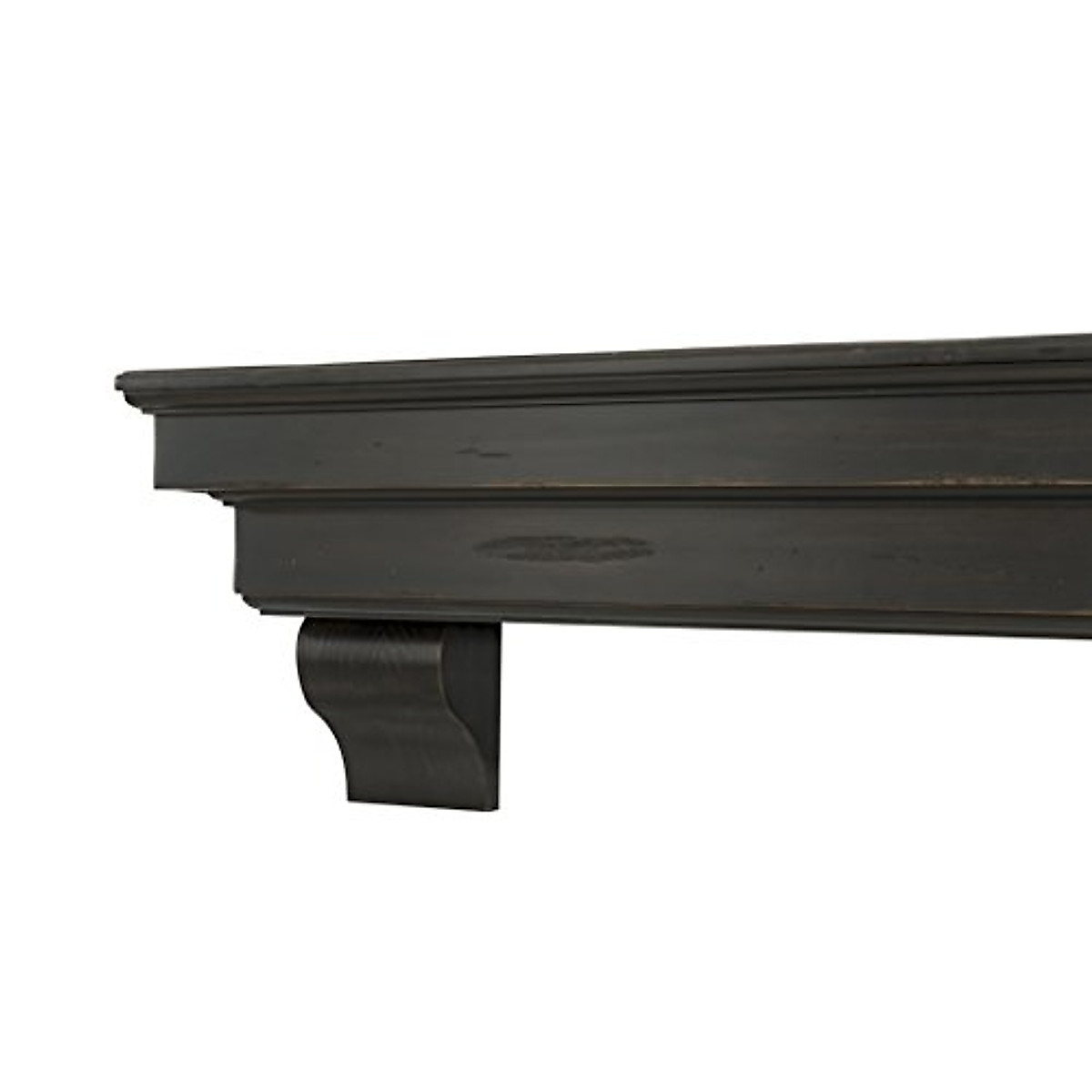 Pearl Mantels 497-60-20 Celeste Mantel Shelf, 60", Espresso Finish
