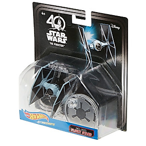 Hot Wheels Star Wars Starships 40th Anniversary Tie Fighter Vehicle