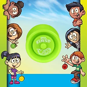 Duncan Toys First Yo! - Best Beginner Yo-Yo for Kids, Responsive Yo Yo, YoYo Toy - Purple/Yellow