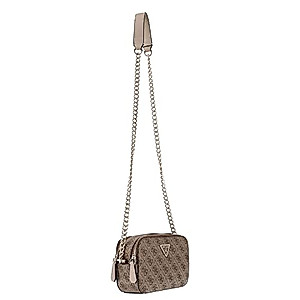 GUESS Noelle Crossbody Camera Latte Logo One Size