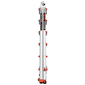 Little Giant Ladders, Revolution with Ratchet Levelers, M26, 26 ft, Multi-Position Ladder, Ratchet™ leg levelers, Aluminum, Type 1A, 300 lbs weight rating (12026-801)