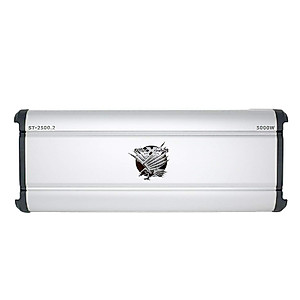 SoundXtreme Car Amplifiers ST-2500.2 5000W 2 Channels Class AB MOSFET Amp 2/4 Ohm Stable with Remote Sub Control