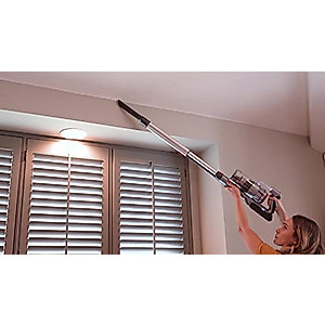 EUROTO Cordless Vacuum Cleaner, Water Tank&Mop, 2-in-1 Powerful Stick Vacuum - 300W 24KPa, 35min Runtime Lightweight Vacuum Cleaners - Telescopic Tube and Detachable Battery Handheld Vacuum