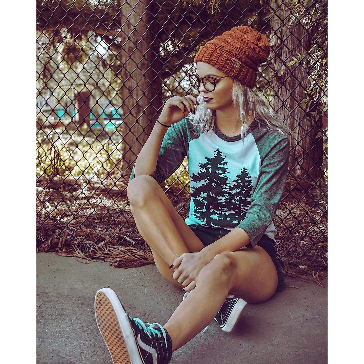 Funky Junque Oversized Slouchy Beanie - Rust