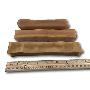 Top Dog Chews – Large/XL Himalayan Yak Cheese for Dogs, 100% Natural & Long-Lasting Dog Treats, Gluten Free & Digestible Cheese Sticks, Sold by The Pound (1LB, ~3 Dog Chews)
