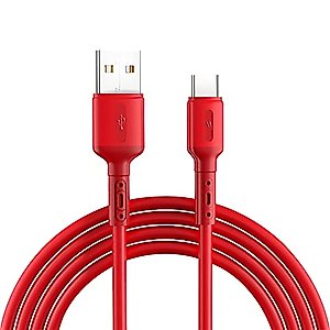 BGNTBUK Sub Cable 1m Silicone Data Cable Mobile Phone Color Fast Charging Line Liquid Soft Plastic Flash Charging Cable Suitable for Tpye C Charging Port Magnetic Type C Cable
