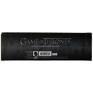 Dark Horse Deluxe Game of Thrones Shot Glass Set: Stark, Baratheon, Targaryen and Lannister