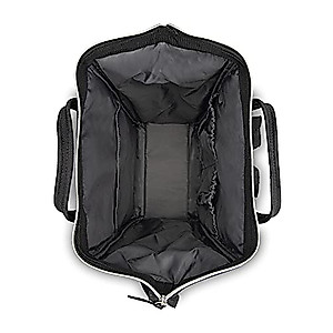 Bananafish Diaper Bag - Multi-Function Design Nappy Bag for Baby Care or Travel - Carry or Wear as Backpack - Large Capacity in Trendy, Stylish Design, Black/Grey, one Size