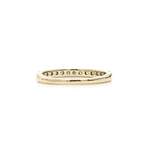 14k Yellow Gold Lab-Created Diamond Wedding Ring Band (1/2 cttw, F-G Color, VS-SI Clarity) Size 7
