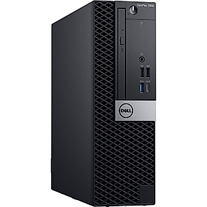 Dell Optiplex 7060 Small Form Desktop, Hexa Core i7 8700 3.2Ghz, 16GB DDR4, 1TB NVMe SSD, USB Type-C, DVD-RW, Windows 10 Pro (Renewed)