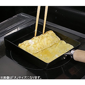リバーライト(Riverlight) River Light Egg Grill, Iron Frying Pan, Kyoku, Japan, Small, Induction Compatible, Made in Japan