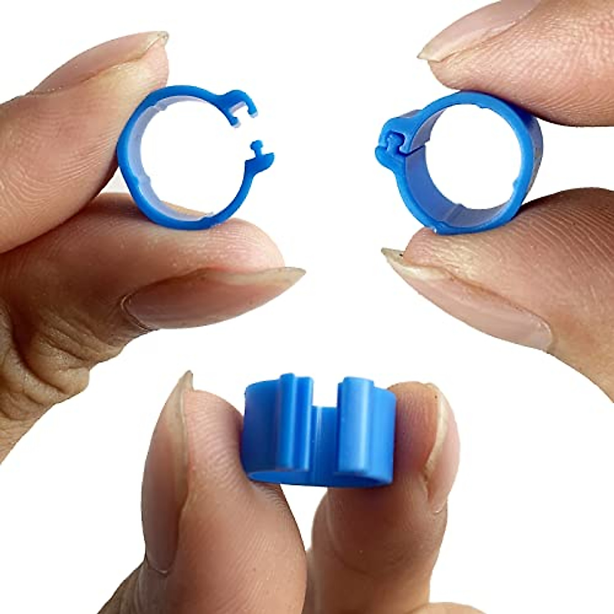 SRRPSPIGEON Pigeon Clip Ring Pigeon Ring Pigeon Band Bird Leg Ring Chicken Leg Band with Serial Number 001-100