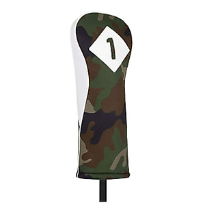 Titleist Golf- Woodland Leather & Cotton Twill Driver Headcover Camo Collection