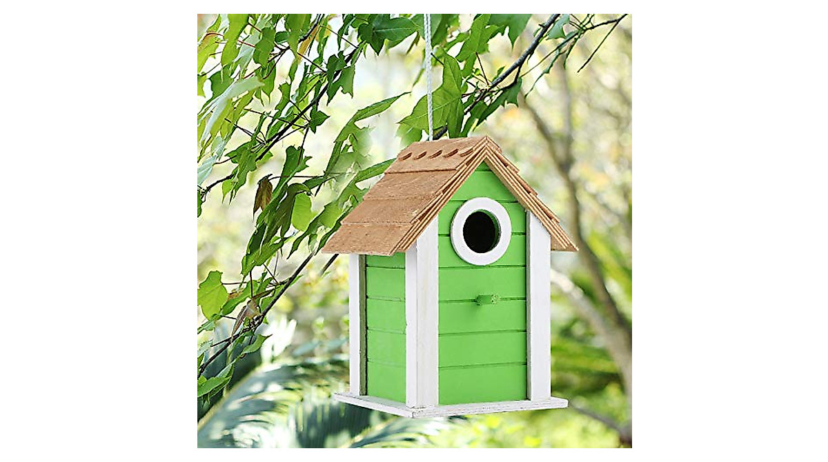 Elegant Wooden Parakeet Nesting Box for Pet Birds