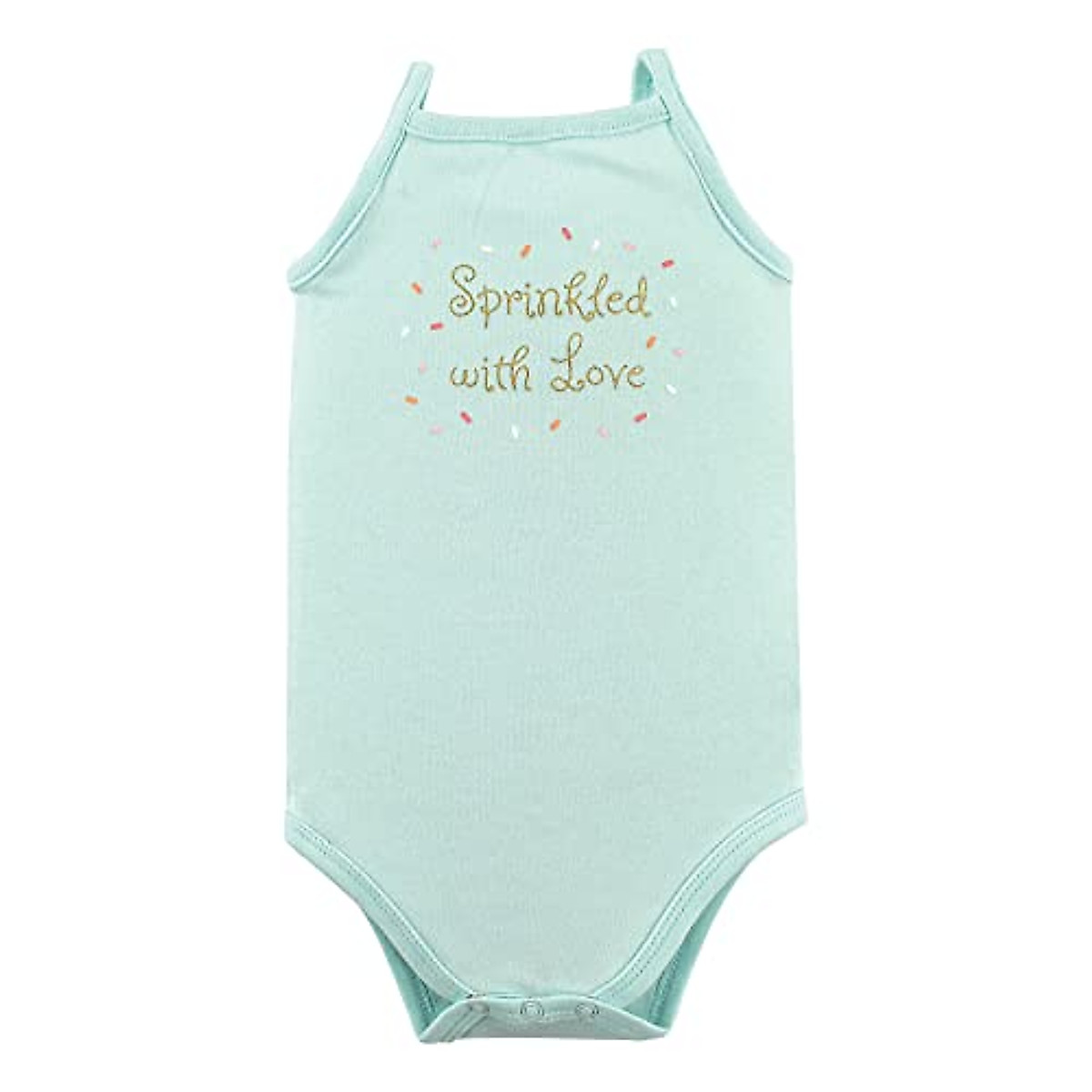 Hudson Baby Unisex Baby Cotton Sleeveless Bodysuits Ice Cream, 12-18 Months