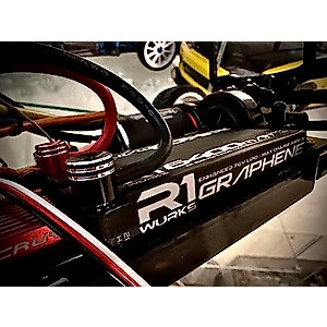 AEI Hobby 2Pcs Heatsink Bullet Plug Grips with 4mm 5mm 4-5mm Bullets (Black/Red) (4-5mm Bullets)