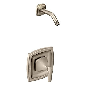 Moen Voss Brushed Nickel Posi-Temp Tub Shower Valve Trim without Showerhead,Valve Required, T2692NHBN