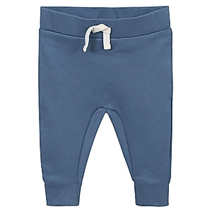 Grow by Gerber Baby Boys 2-Pack Pants, Blue/Black, 6-9 Months