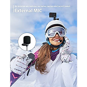 LeadEdge Action Camera 4K/30FPS 20MP EIS Anti-Shake External MIC WiFi 2.0 IPS HD Remote Control Diving 131ft Waterproof Helmet Underwater Cameras…