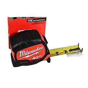 Milwaukee 48-22-0240 40 ft. x 1.3 in. Wide Blade Tape Measure (Single Pack)