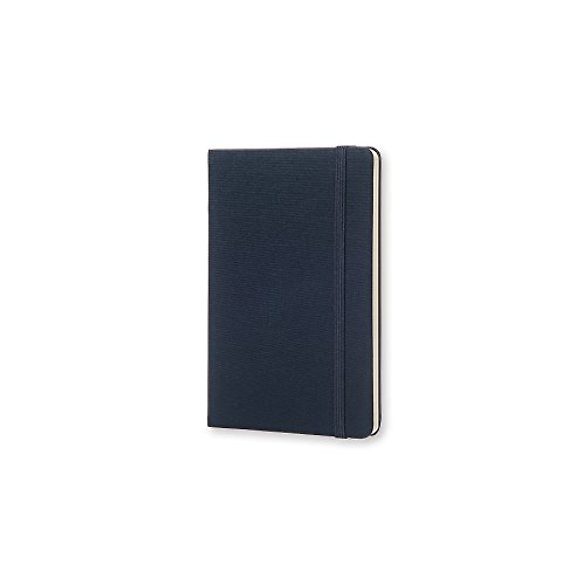 Moleskine Two-Go Textile Notebook, Hard Cover, Medium (4.5" x 7") Oriental Blue, 144 Pages