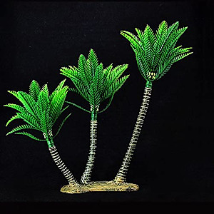 BESTOYARD Home Decor Home Decor 3 Pieces Palm Model Artificial Aquarium Tree Artificial Aquarium Plants Fish Tank Tree Tree Mini Artificial Decoraciones para Salas De Casa Artificial Plants