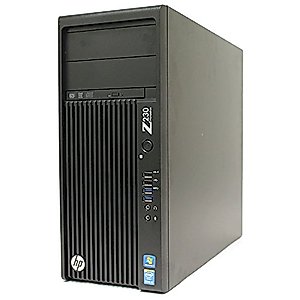 HP Workstation Z230 Tower Desktop, Intel Quad Core i7-4790 up to 4.0GHz, 16G DDR3, 240G SSD + 1T, WiFi, BT 4.0, DVD, Windows 10 64 Bit-Multi-Language Supports English/Spanish/French(Renewed)