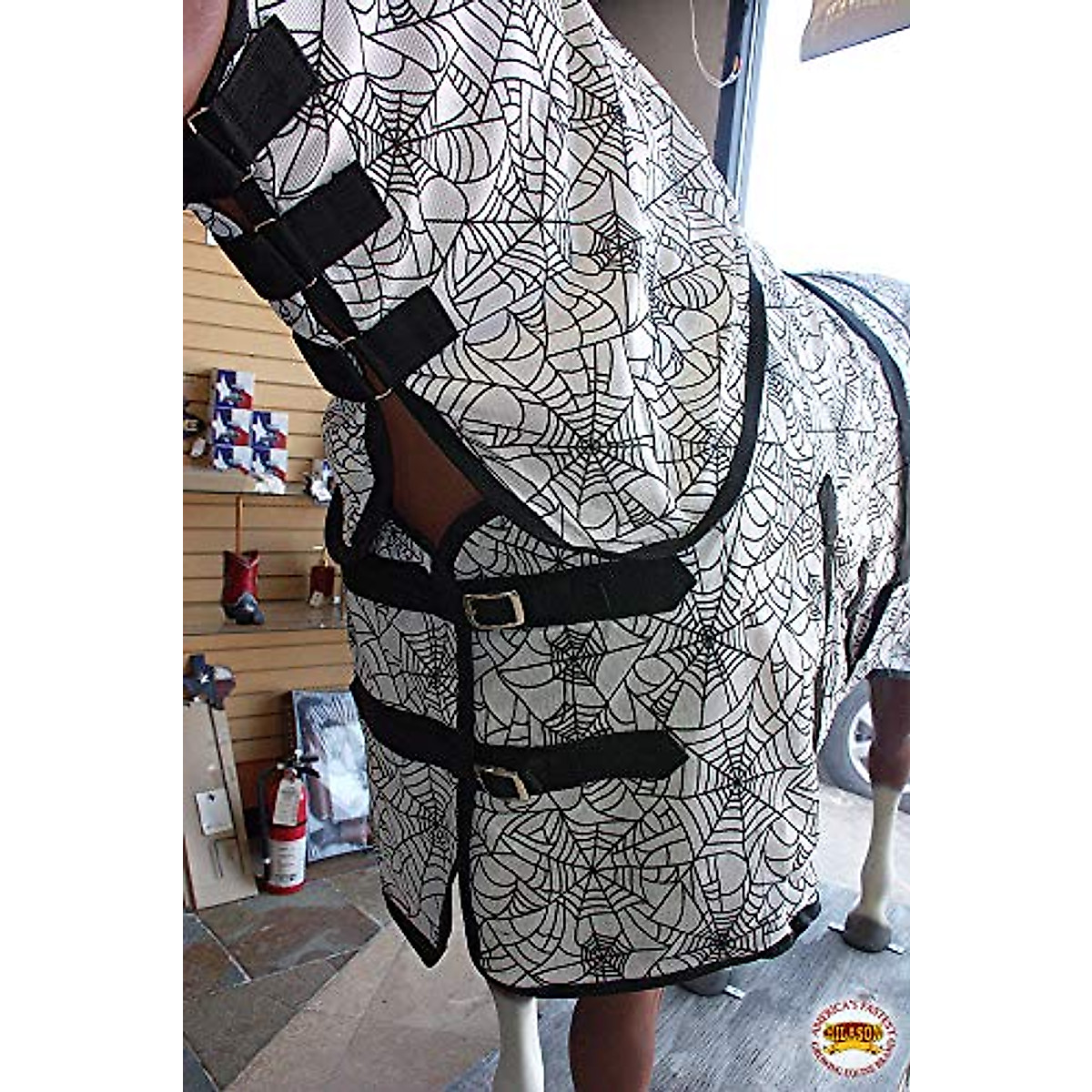 HILASON 69 Inches Horse Fly Sheet Ultra Violet Rays Protect Mesh Bug Mosquito Summer Spring | Fly Sheet | Horse Turnout Sheet | Fly Sheet for Horses | Bug and Mosquito Protection | Fly Sheet for Horse