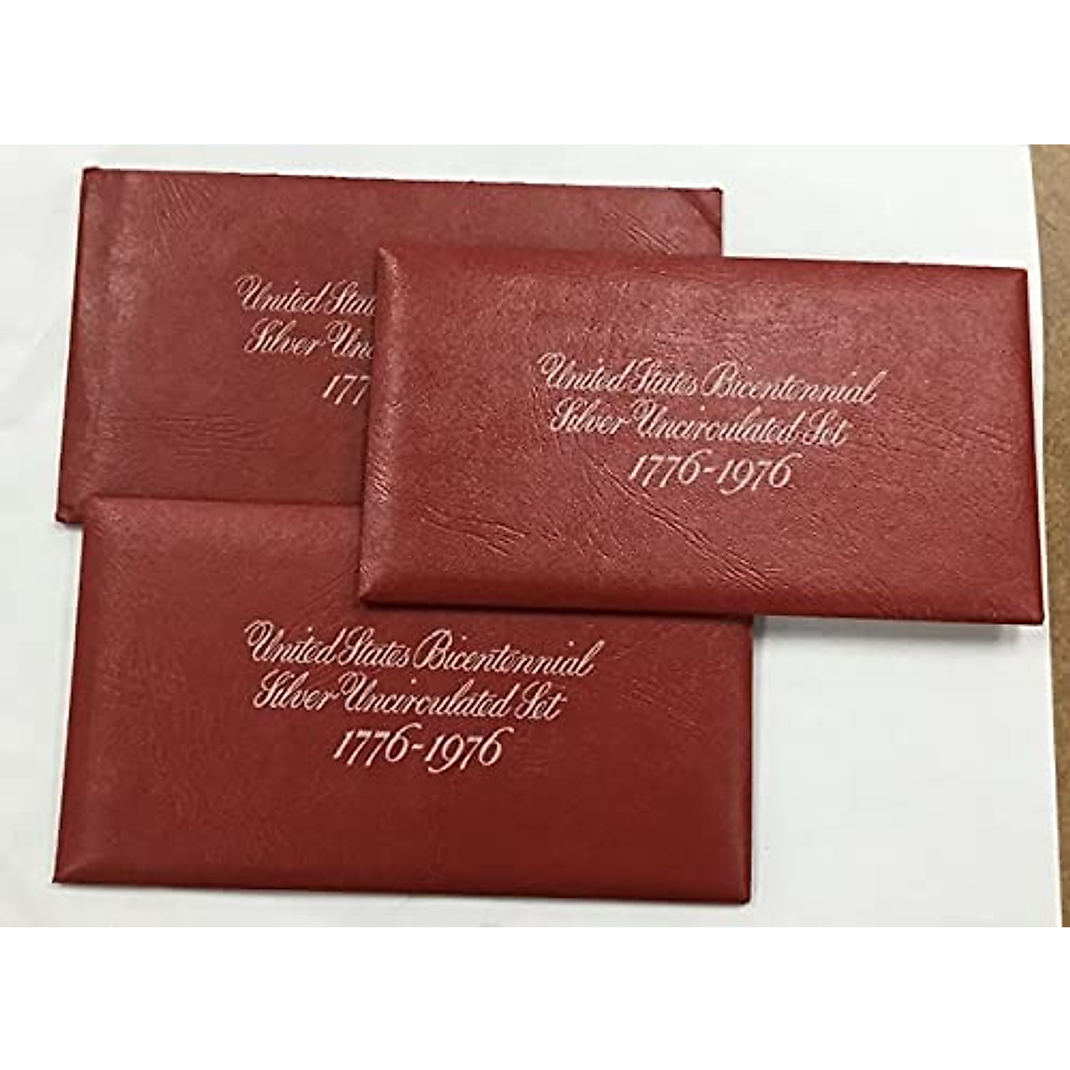 1976 S 3 coin U.S. Bicentennial Silver Mint set Uncirculated