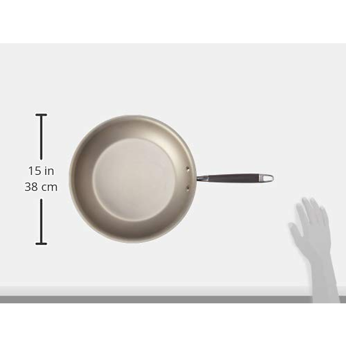 Anolon Advanced Hard-Anodized Nonstick French Skillet (10 & 12 - inch, Pewter)