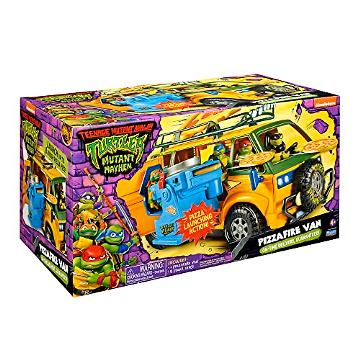 Teenage Mutant Ninja Turtles: Mutant Mayhem Pizza Fire Delivery Van by Playmates Toys