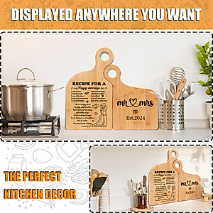 Wedding Gifts for Couples 2024, Mr. and Mrs. Gifts, Bridal Shower Gifts for Bride Groom Engagement, Marriage Gift, Bride to Be Gifts, Marriage Anniversary Wedding Gift Cheese Boards & Cutting Boards