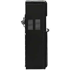 Primo Bottom-Loading Water Dispenser - 2 Temp (Hot-Cold) Water Cooler Water Dispenser for 5 Gallon Bottle w/Child-Resistant Safety Feature, Black