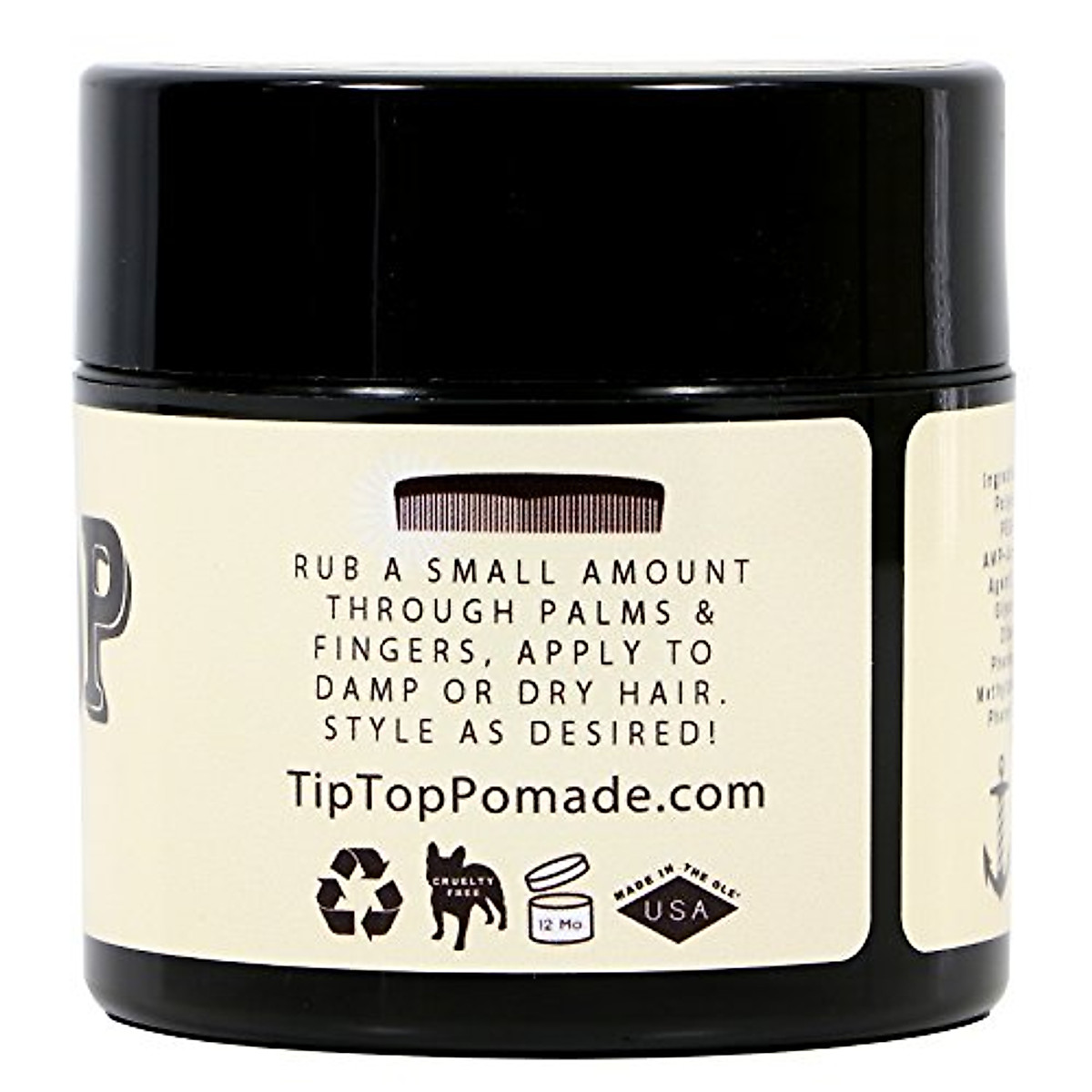 TIP TOP Original Water Based Pomade 4.25oz Pack of 3