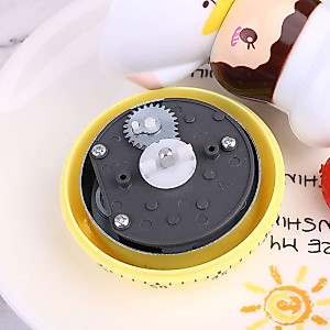 DOITOOL Kitchen Timer Cute Chef Cookie Kitchen Timer Novelty Manual Cooking Timer for Kitchen Alarm Home Desktop Decor (Yellow)