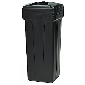 Water Softener Salt Tank brine Tank inches with Safety Float (15x17x36 Inches Rectangular, Black)