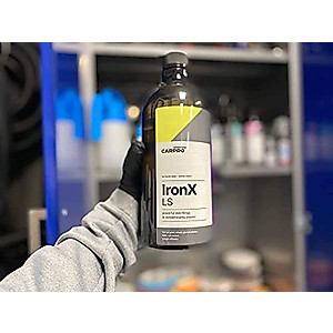 CARPRO IronX Iron Remover: Lemon Scent - Stops Rust Spots and Pre-Mature Failure of the Clear Coat, Iron Contaminant Removal - Liter with Sprayer (34oz)