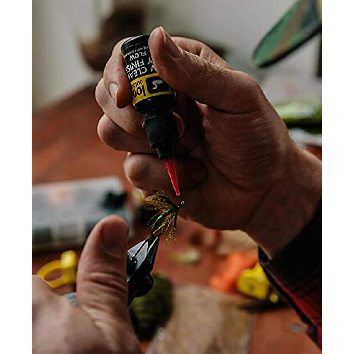 Loon Outdoors UV CLEAR FLY FINISH, Flow, 1/2 oz