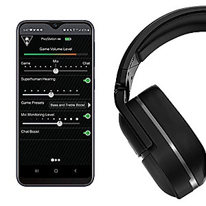 Turtle Beach Stealth 700 Gen 2 Wireless Gaming Headset for PS5, PS4, PS4 Pro, PlayStation & Nintendo Switch Featuring Bluetooth, 50mm Speakers, 3D Audio Compatibility, and 20-Hour Battery - Black