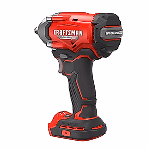 CRAFTSMAN 20V Brushless Cordless Impact Driver, 1/2 IN, Tool Only (CMCF921B)