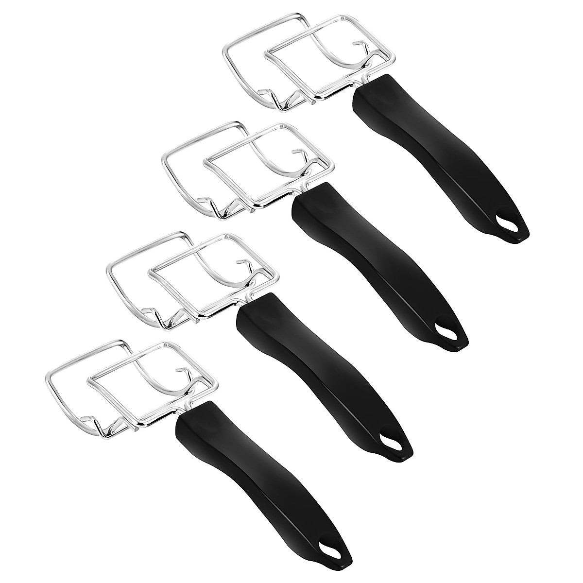 Dimber Tray Extractor for Air Fryer - Grills Extractor for Kitchen Oven - Each Holds Up to 10 lbs - Oven Rack Puller - Air Fryer Accessories - Tray/Grill Push, Pull and Lift Tools (4-Pack)